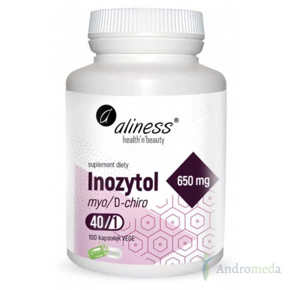 Inozytol 650mg 100 kapsułek Medicaline - Bio sklep Andromeda